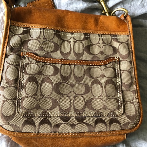 Coach | Bags | Coach Bleeker Signature Flap Bag | Poshmark